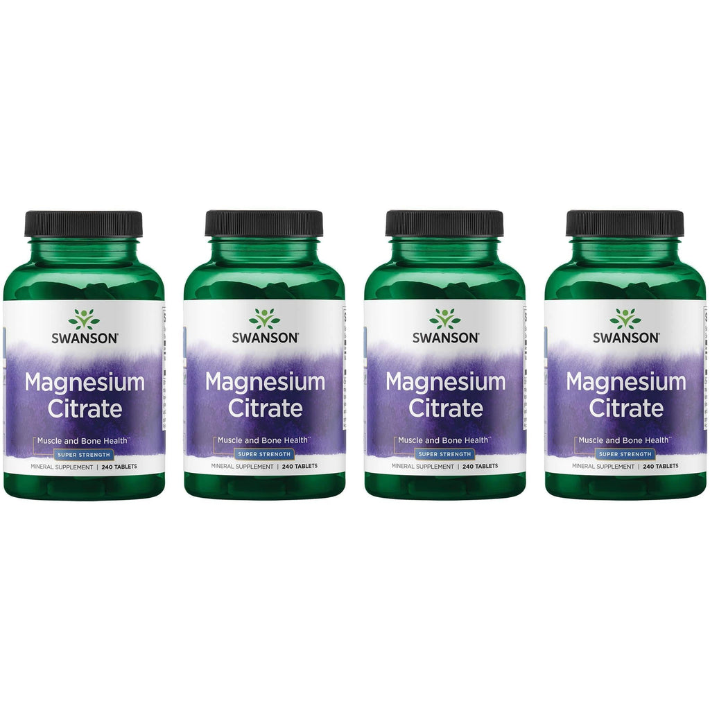 Swanson magnesium citrate for muscle support