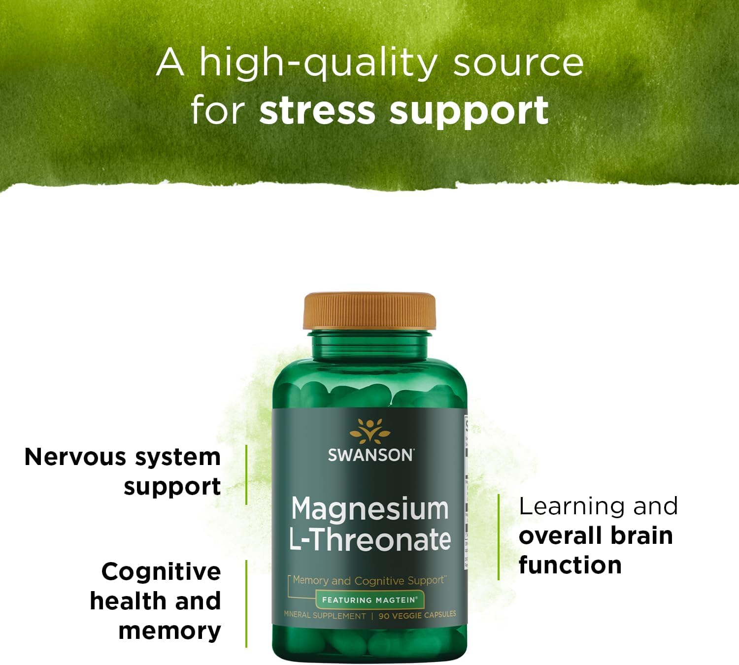 Swanson magnesium for cognitive support