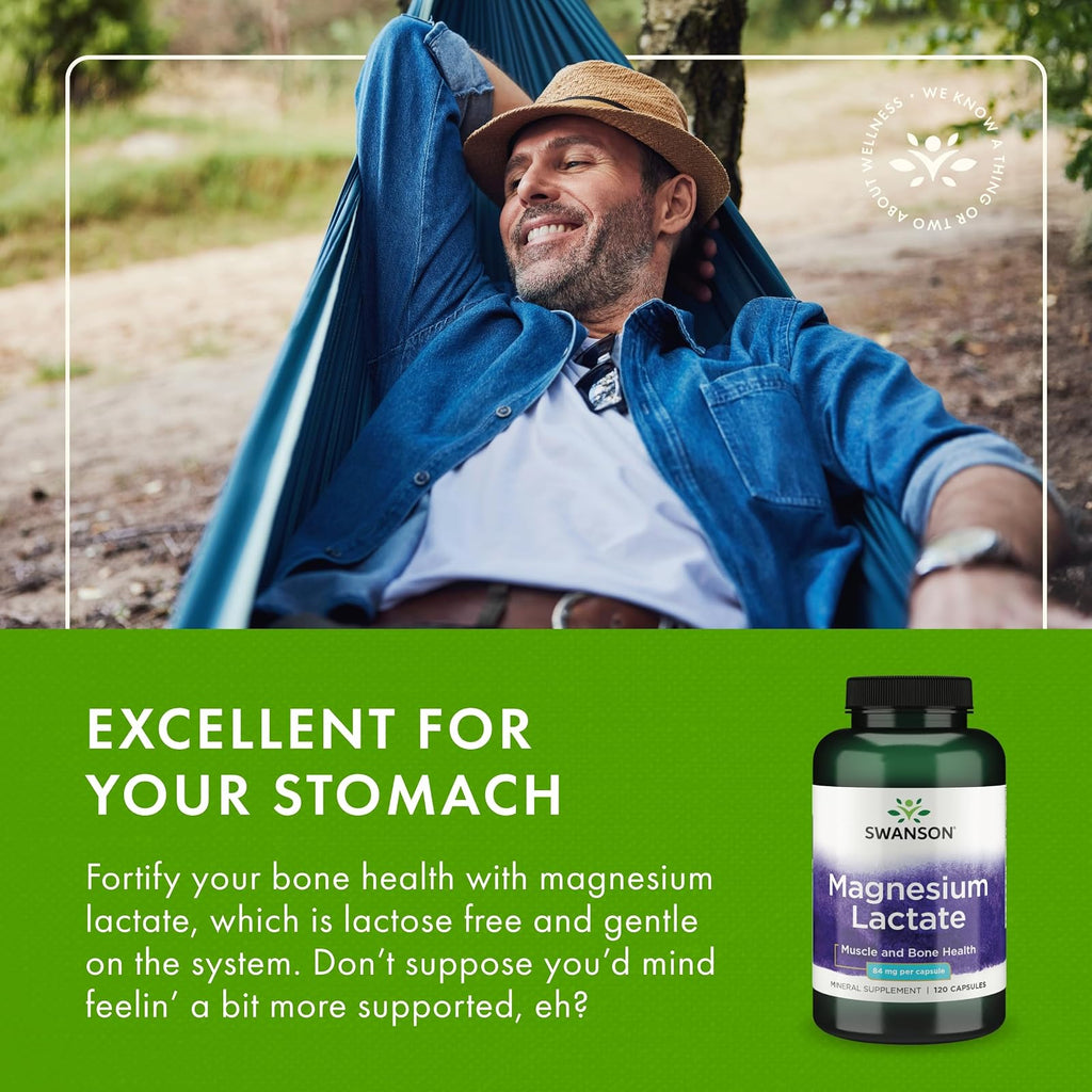 Swanson magnesium lactate 3 pack