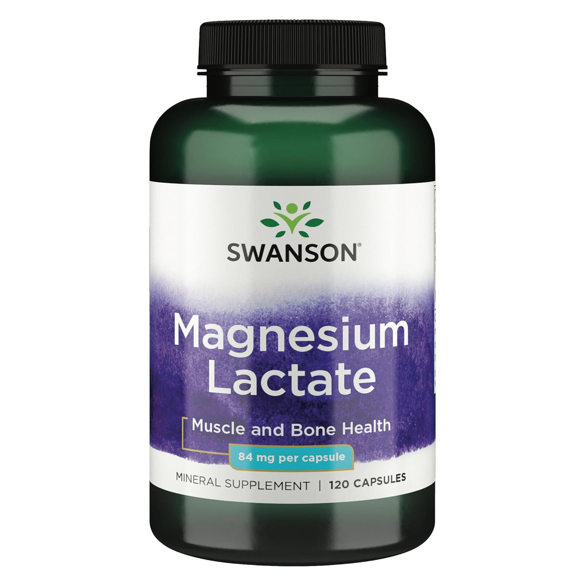 Swanson magnesium lactate capsules for relaxation