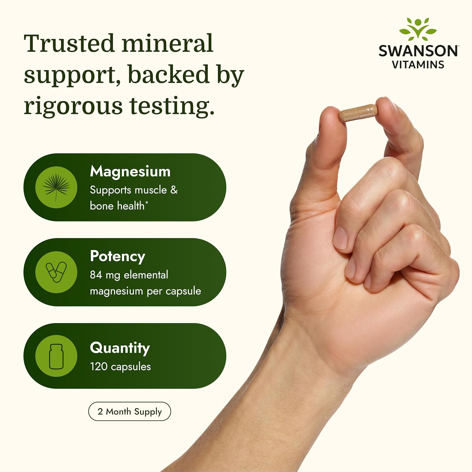Swanson magnesium lactate for better sleep