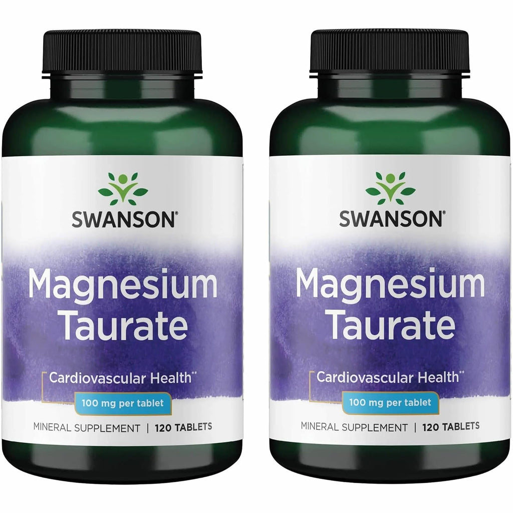 Swanson magnesium taurate vegan tablets