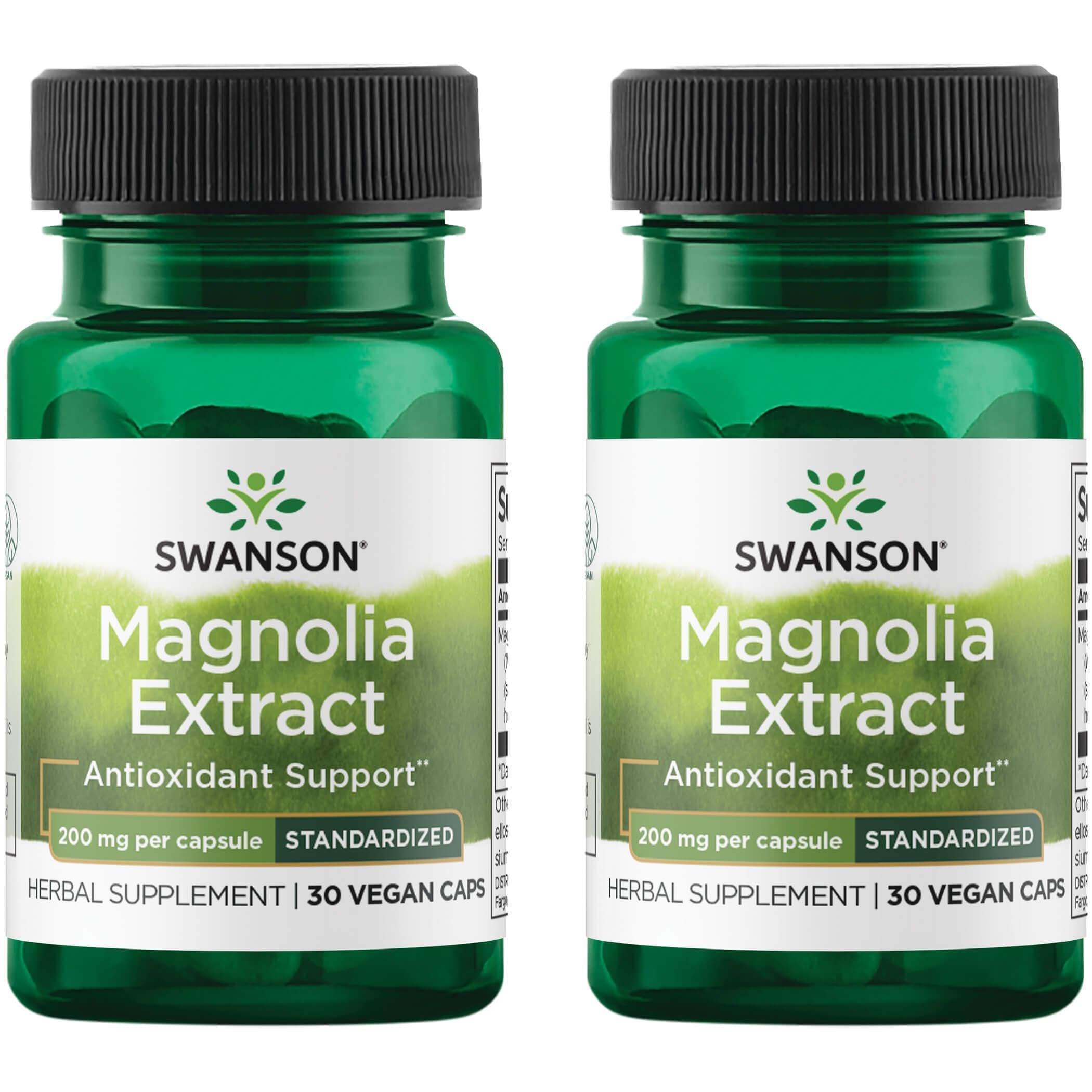 Swanson Magnolia Bark capsules for relaxation