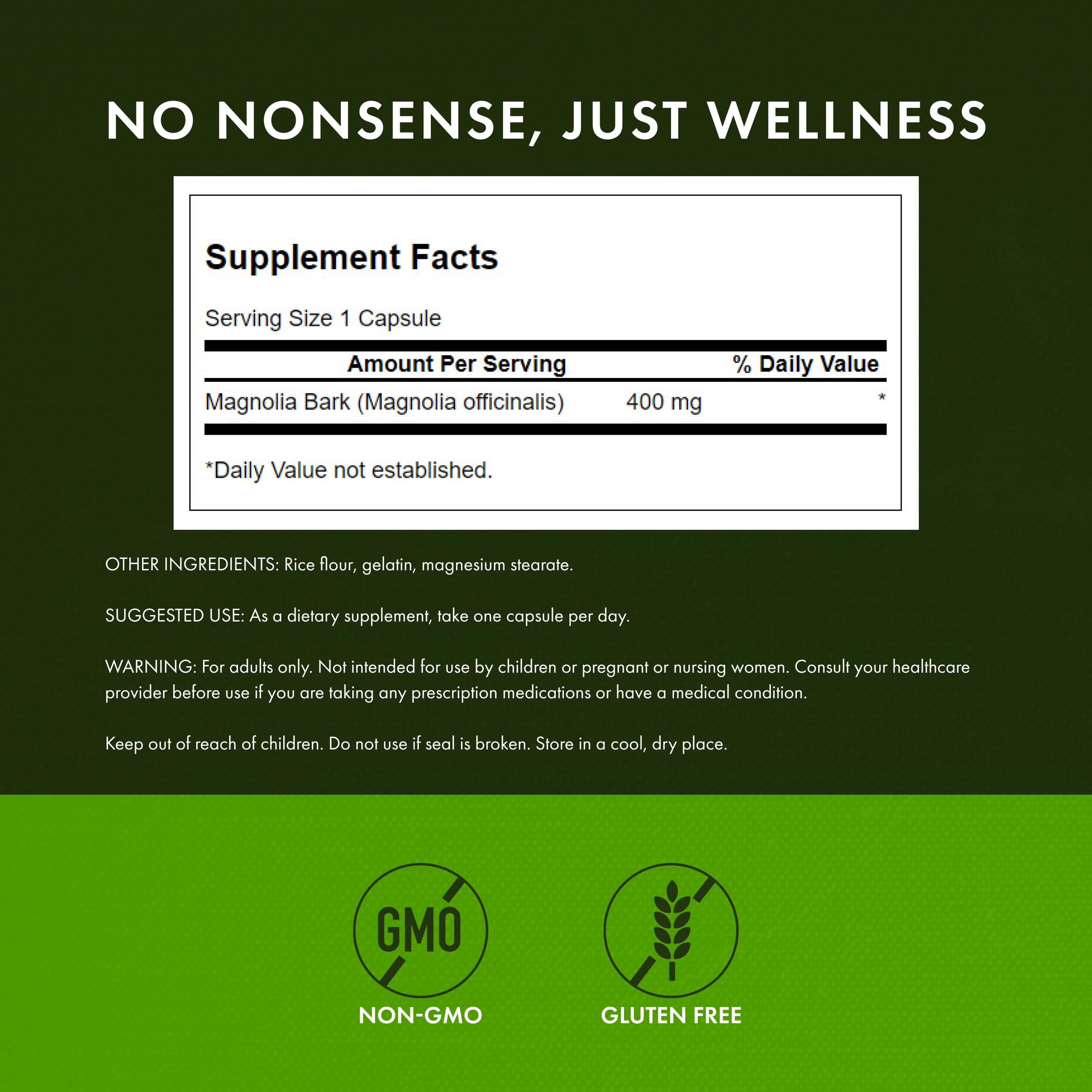 Swanson Magnolia Bark digestive health support