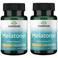 Swanson melatonin capsules for better sleep