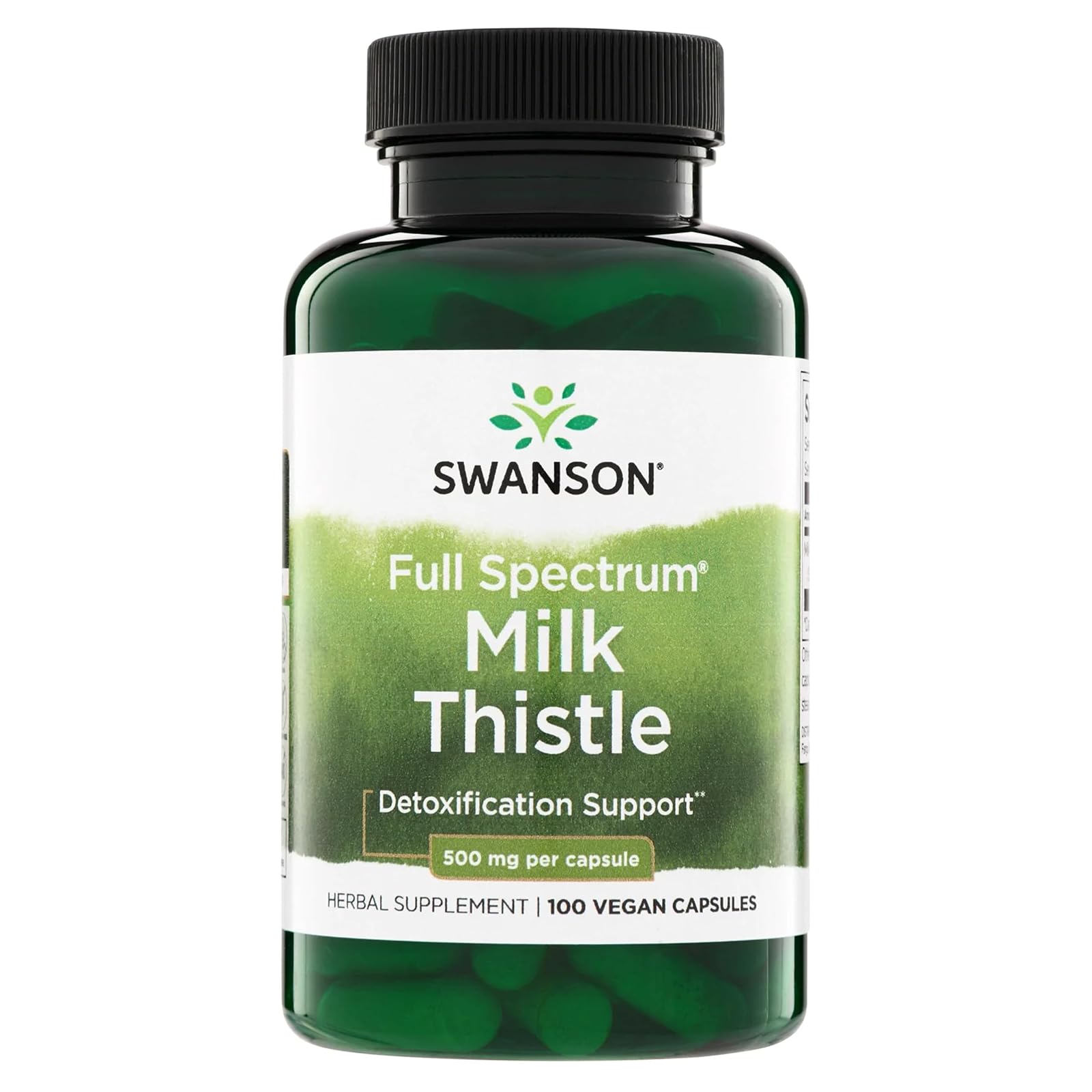 Swanson milk thistle vegan capsules