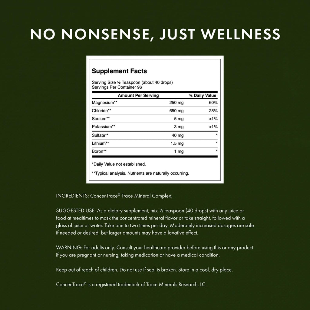 Swanson mineral drops for daily wellness