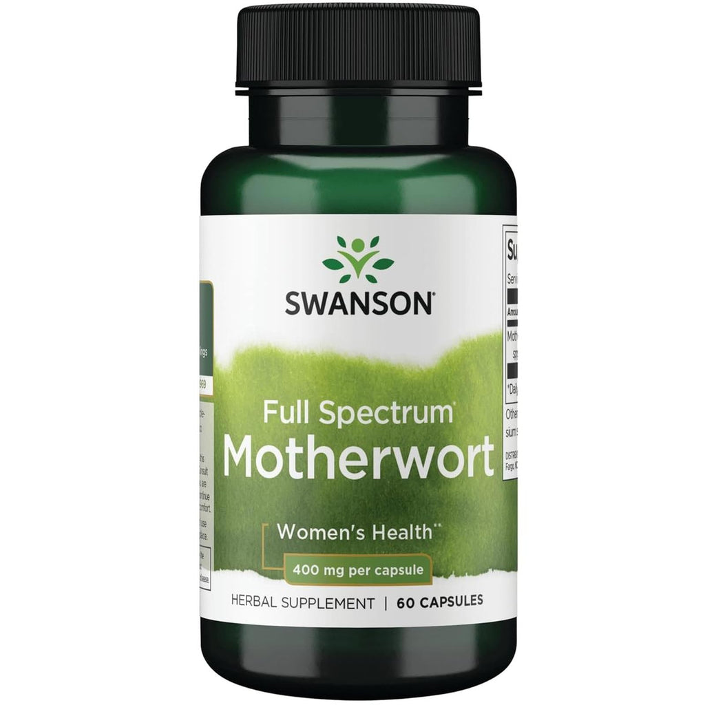 Swanson Motherwort 400 mg capsules