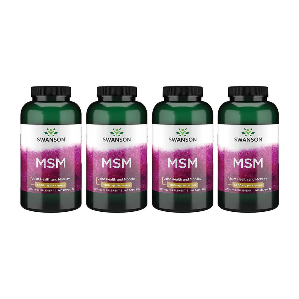 Swanson MSM 1000 mg capsules for joint health