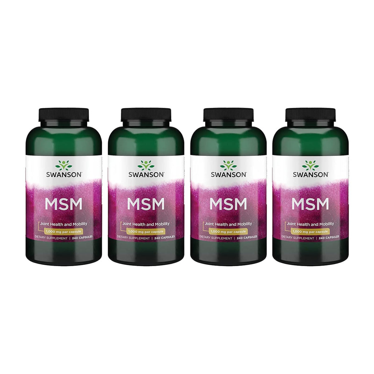 Swanson MSM 1000 mg capsules for joint health