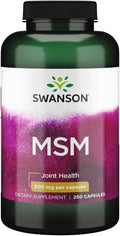Swanson MSM 500 mg capsules for joint health