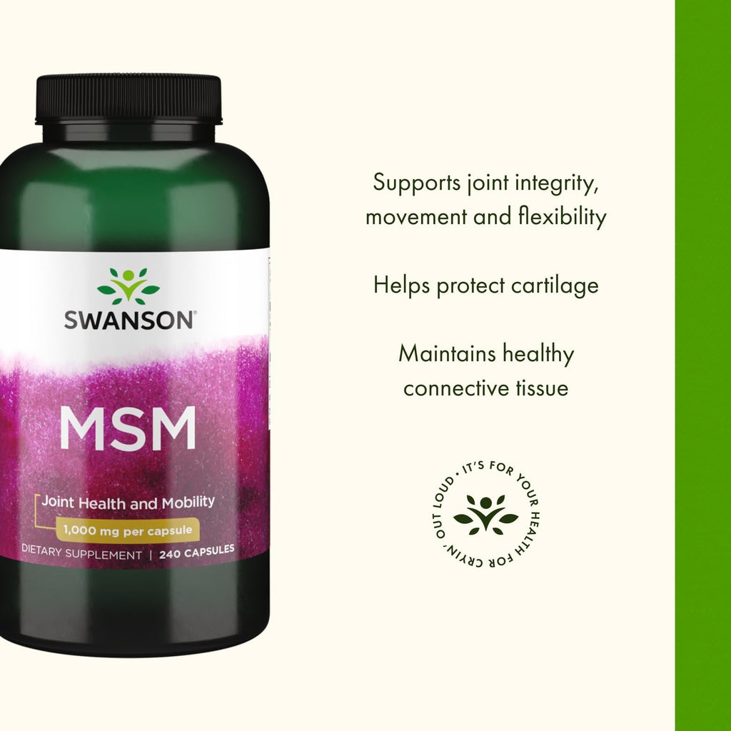 Swanson MSM for healthy joints