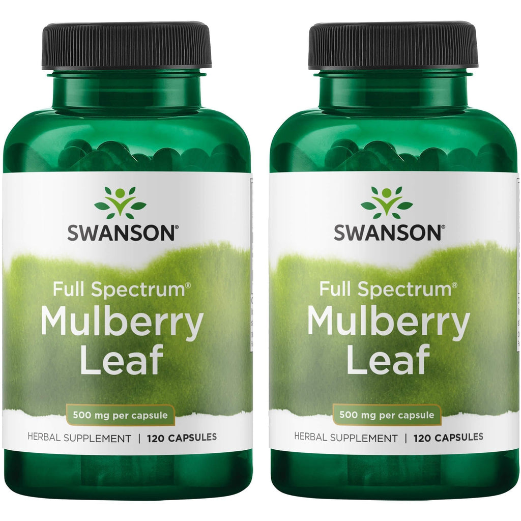 Swanson mulberry leaf herbal capsules