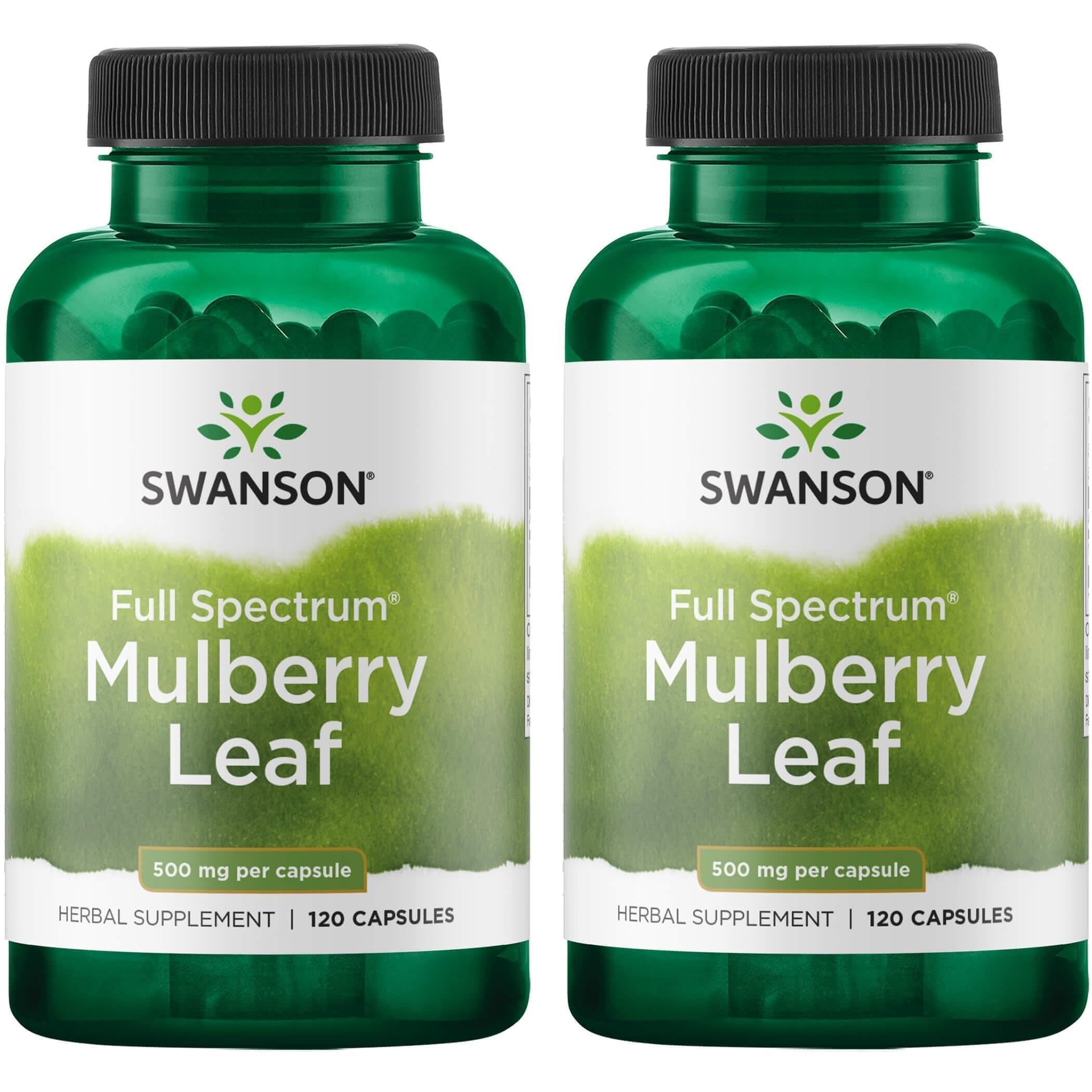 Swanson mulberry leaf herbal capsules