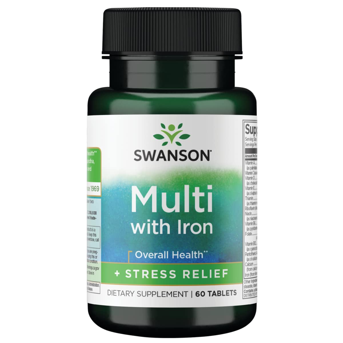Swanson Multi with iron benefits