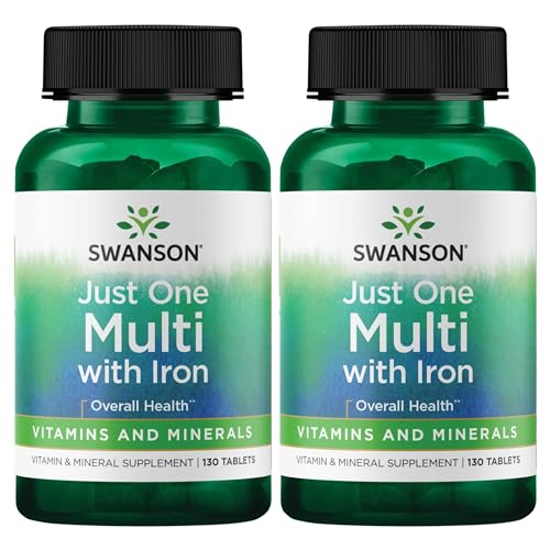 Swanson multivitamin with iron tablets