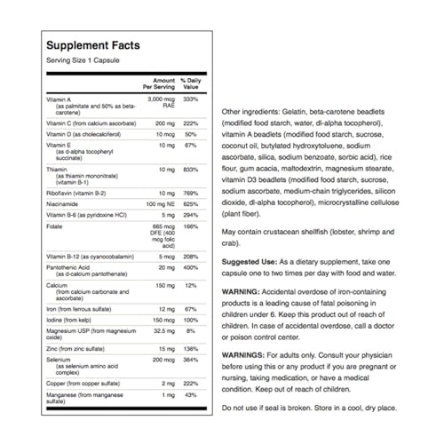 Swanson multivitamins for overall wellness
