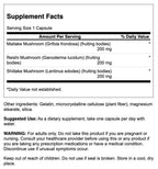 Swanson mushroom capsules for immunity