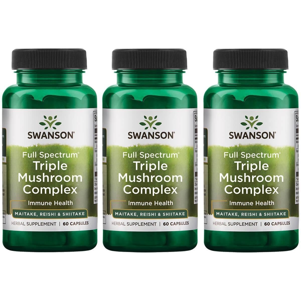 Swanson mushroom complex supplement capsules