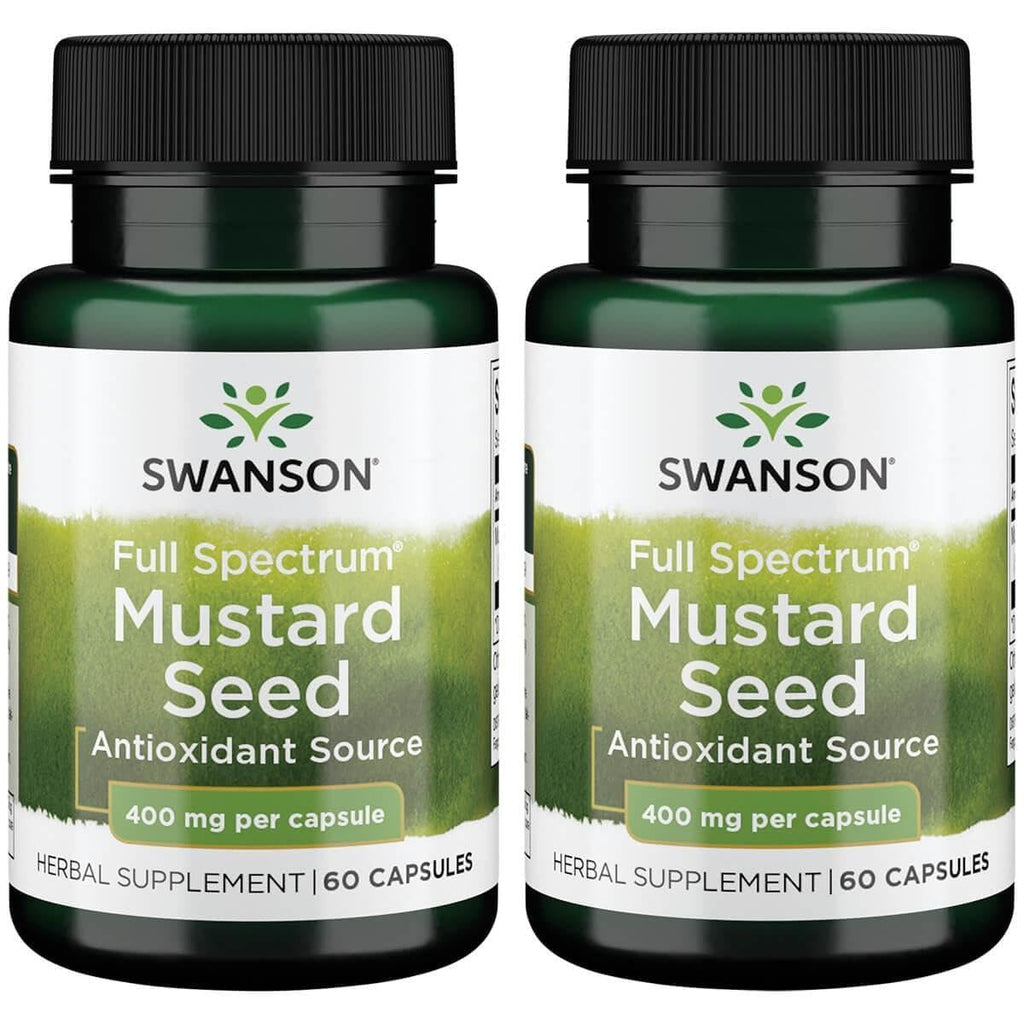 Swanson mustard seed capsules for health