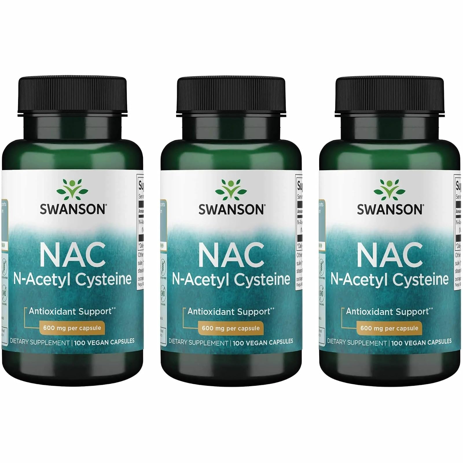 Swanson NAC 600 mg capsules