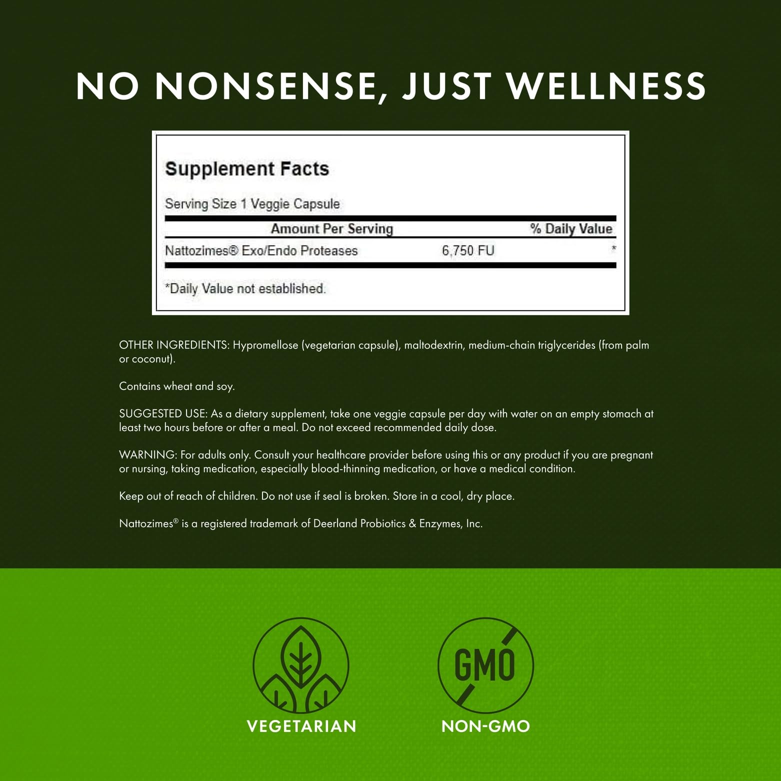 Swanson Nattozimes supports gut wellness