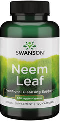 Swanson Neem Leaf capsules for wellness