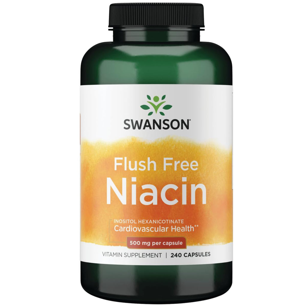 Swanson Niacin 500 mg capsules