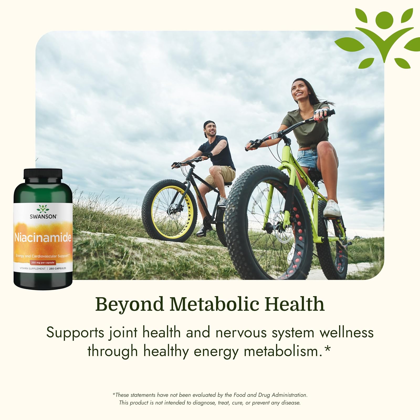 Swanson Niacinamide promotes healthy metabolism