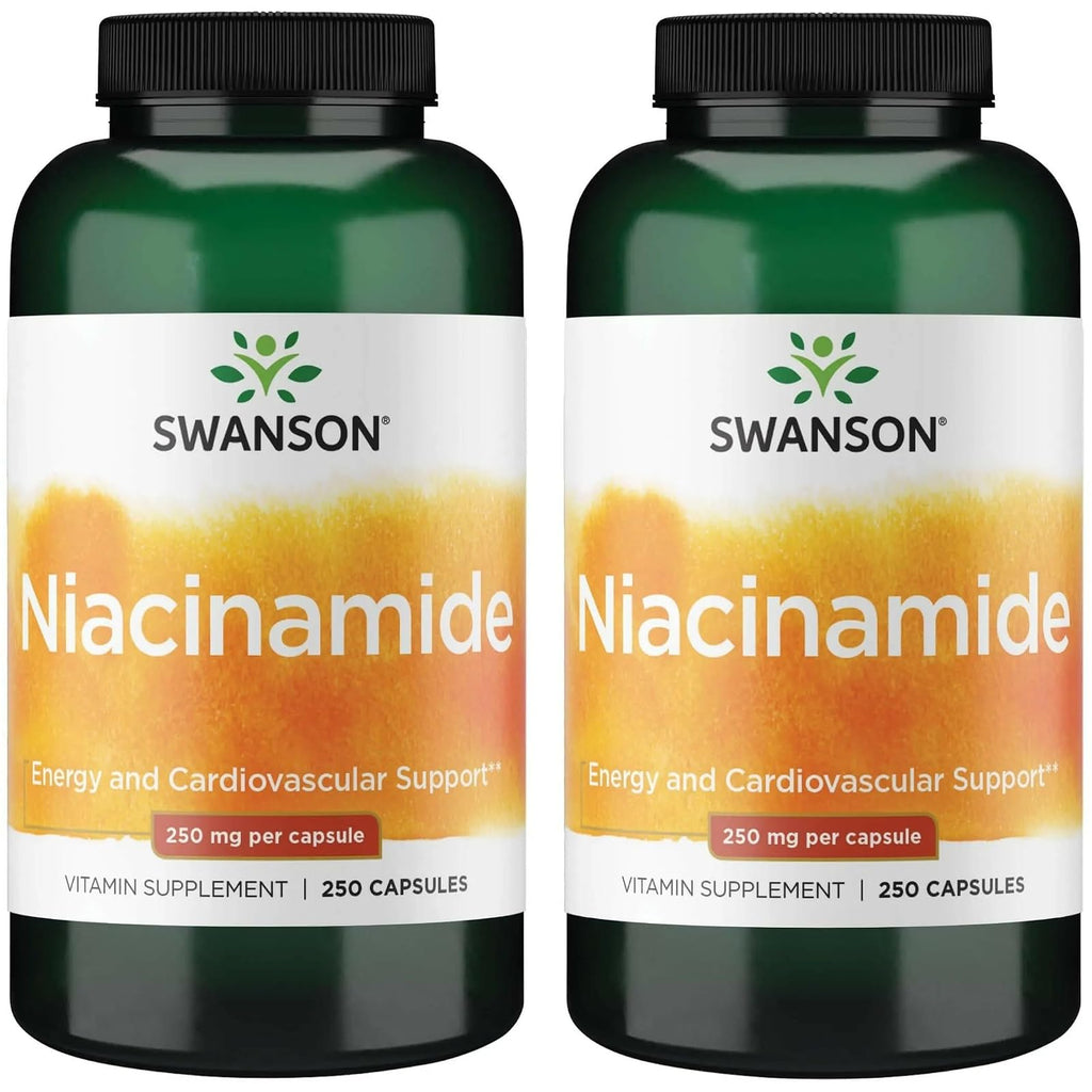 Swanson Niacinamide Vitamin B3 capsules
