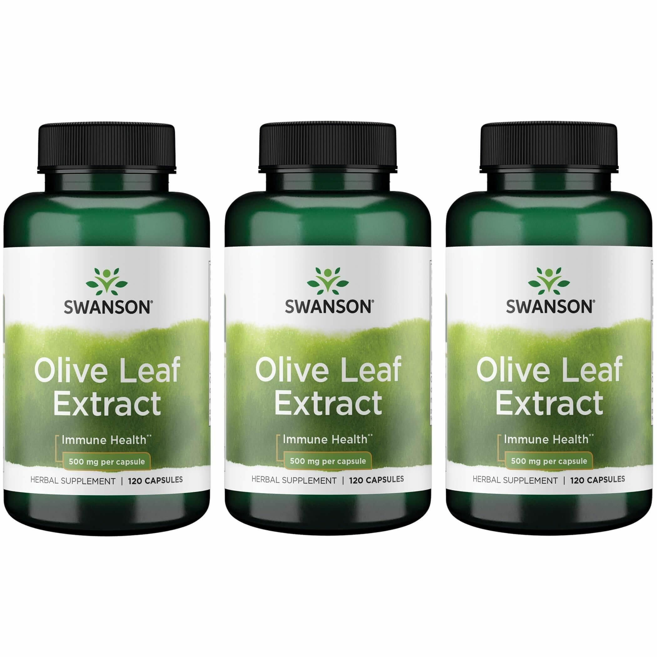 Swanson olive leaf extract capsules