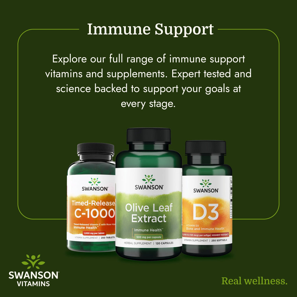 Swanson olive leaf for immune system boost
