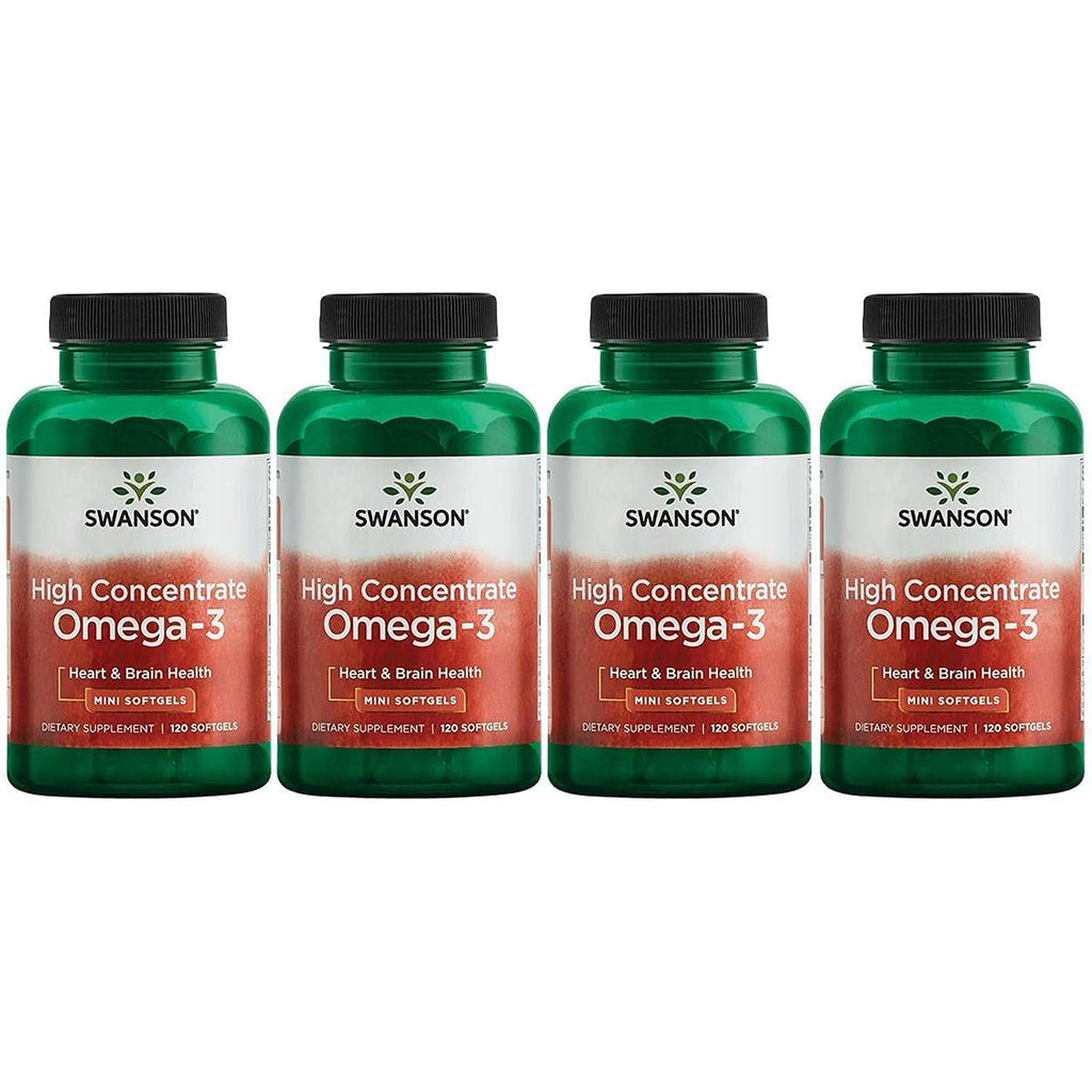 Swanson Omega-3 fish oil softgels