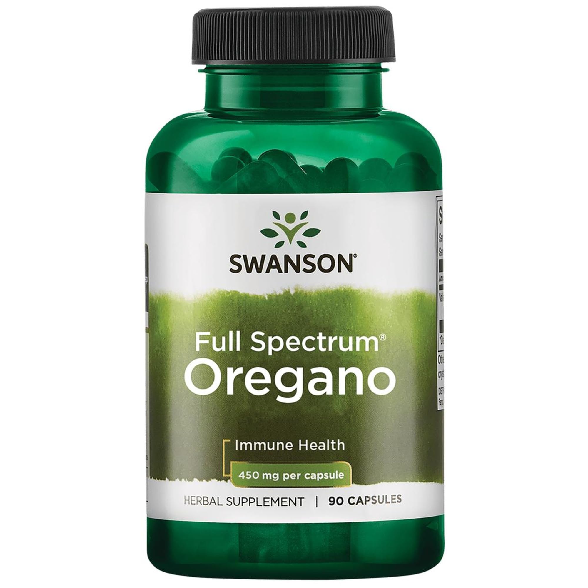 Swanson oregano capsules for wellness