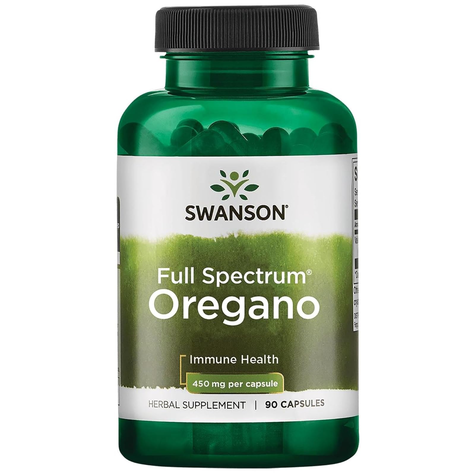 Swanson oregano herb capsules for wellness