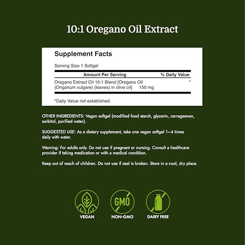Swanson oregano oil for wellness