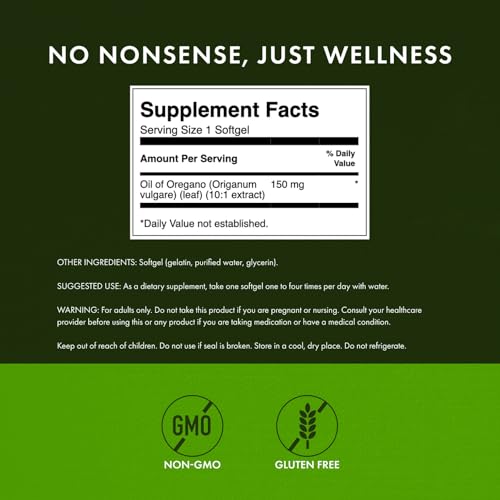 Swanson oregano oil immune support