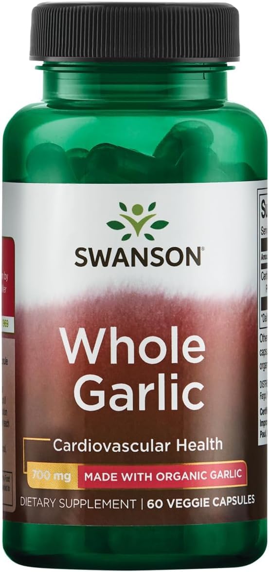 Swanson organic garlic capsules
