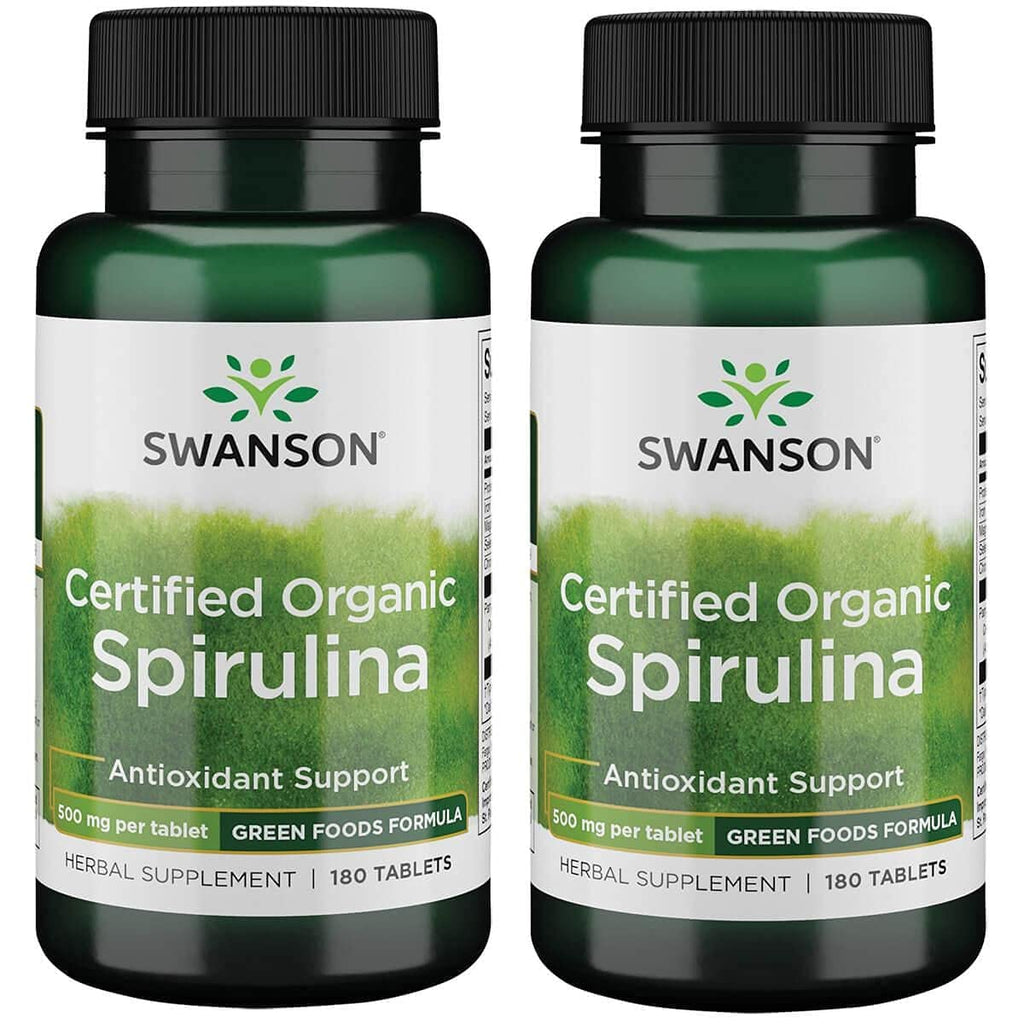 Swanson organic spirulina tablets for energy