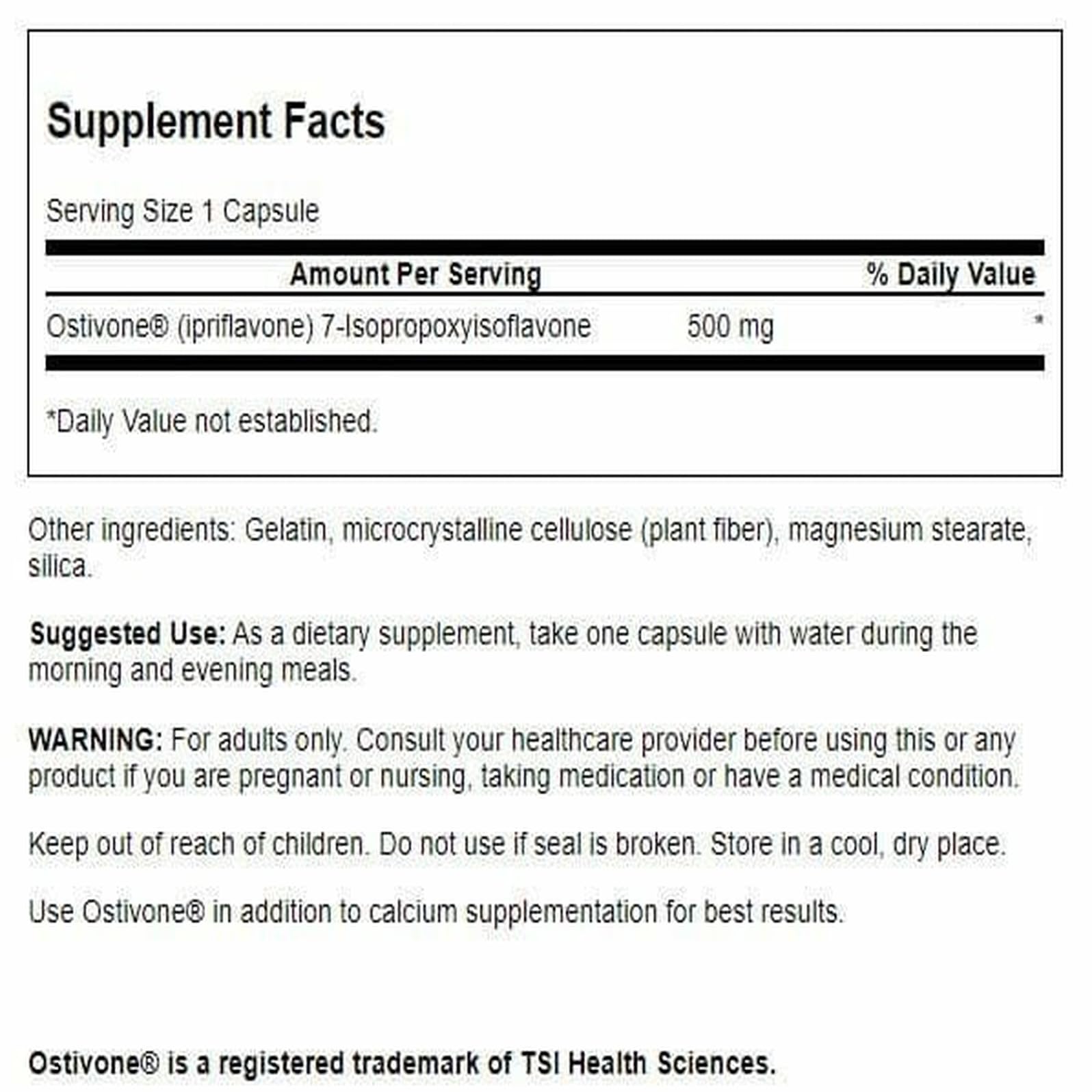 Swanson Ostivone multivitamin for men