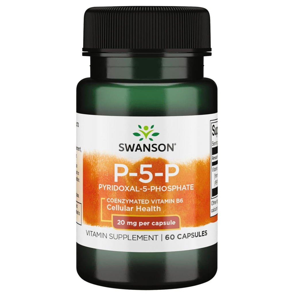 Swanson P-5-P Vitamin B6 capsules