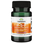Swanson P-5-P Vitamin B6 capsules