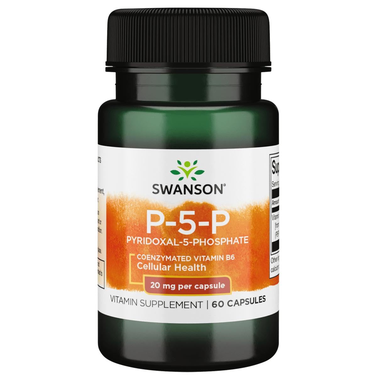 Swanson P-5-P Vitamin B6 capsules