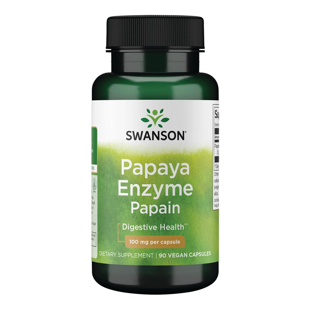 Swanson papain digestive enzyme capsules