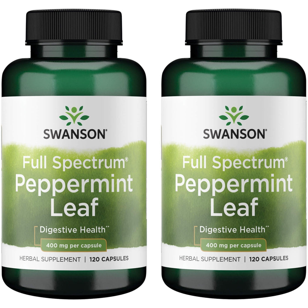 Swanson peppermint leaf herbal supplements