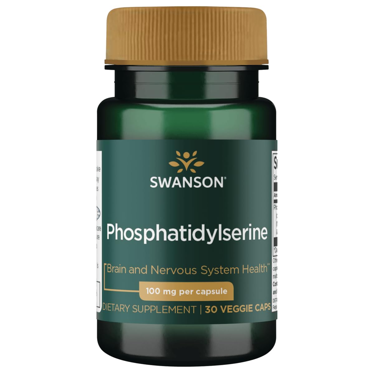Swanson phosphatidylserine capsules for brain health