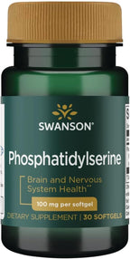 Swanson phosphatidylserine softgels for brain health
