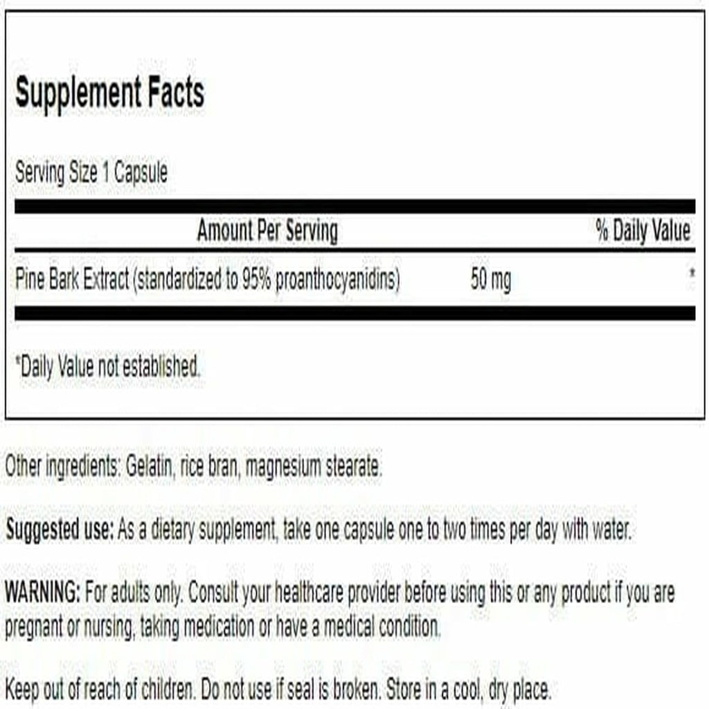 Swanson Pine Bark health benefits