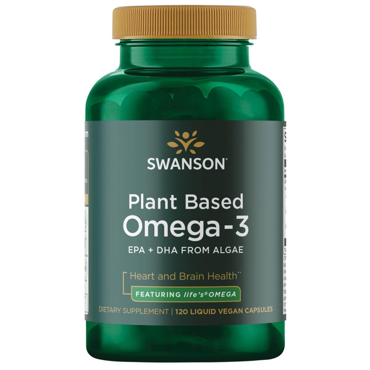 Swanson plant-based omega-3 veggie capsules