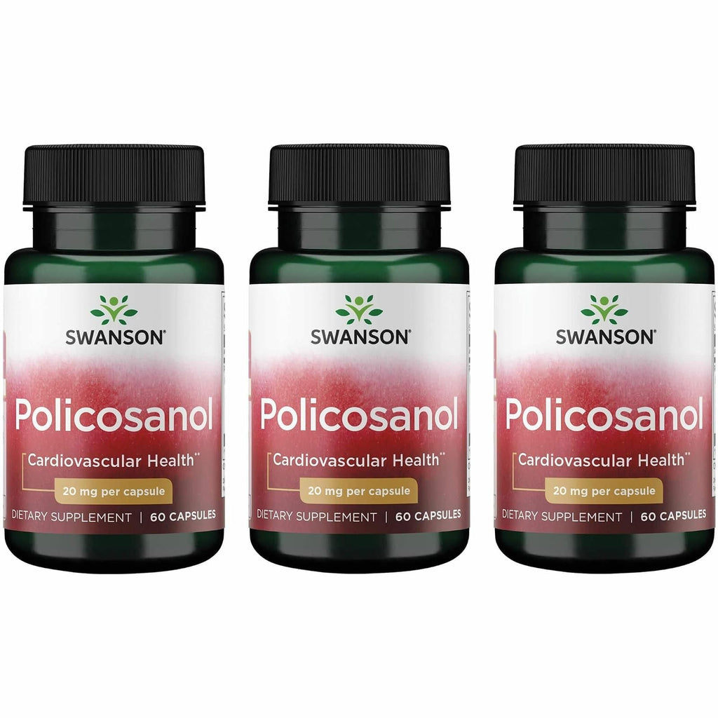 Swanson Policosanol 20 mg capsules